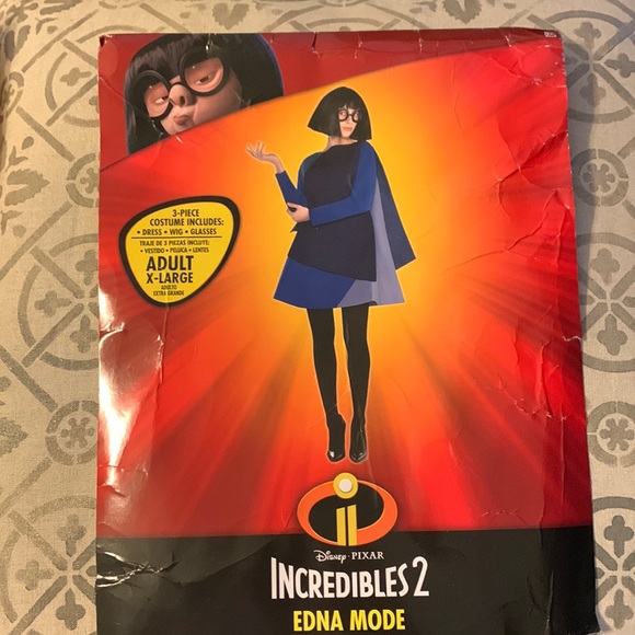 Disney | Other | Disney Pixar Incredibles 2 Edna Mode Costume | Poshmark
